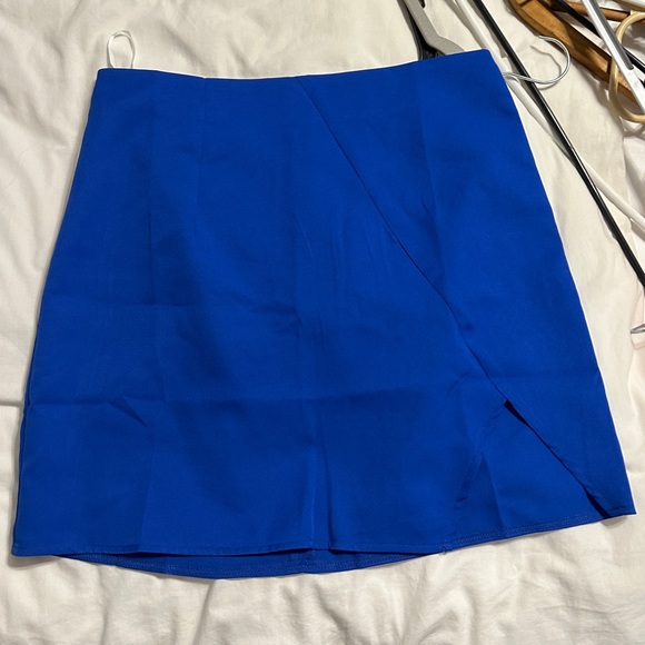 SHEIN | Skirts | Royal Blue Skirt | Poshmark